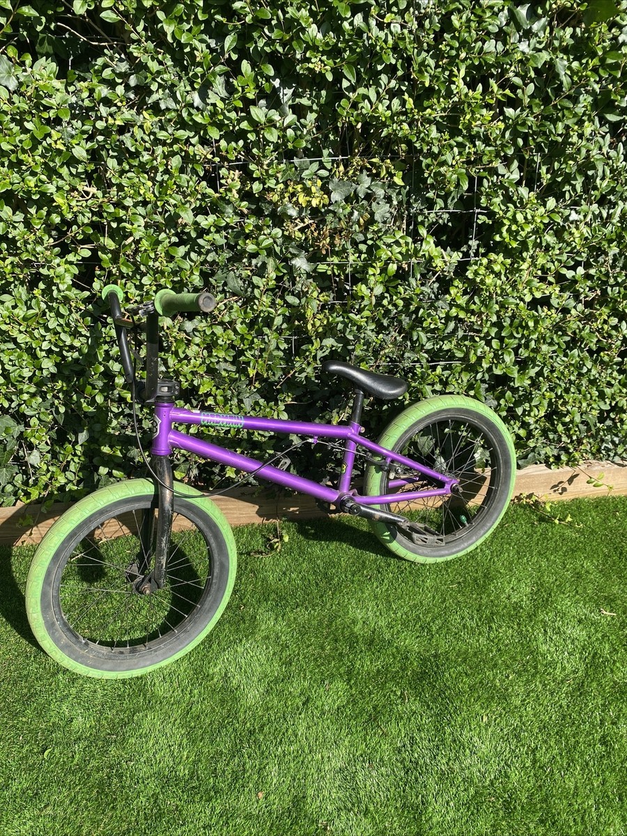 Bmx Bike Purple And Green