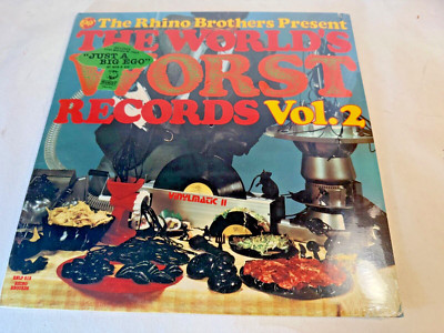 WORLD'S WORST RECORDS, VOL. 2 RHINO VINYL RECORD LP STILL SEALED MINTY ...
