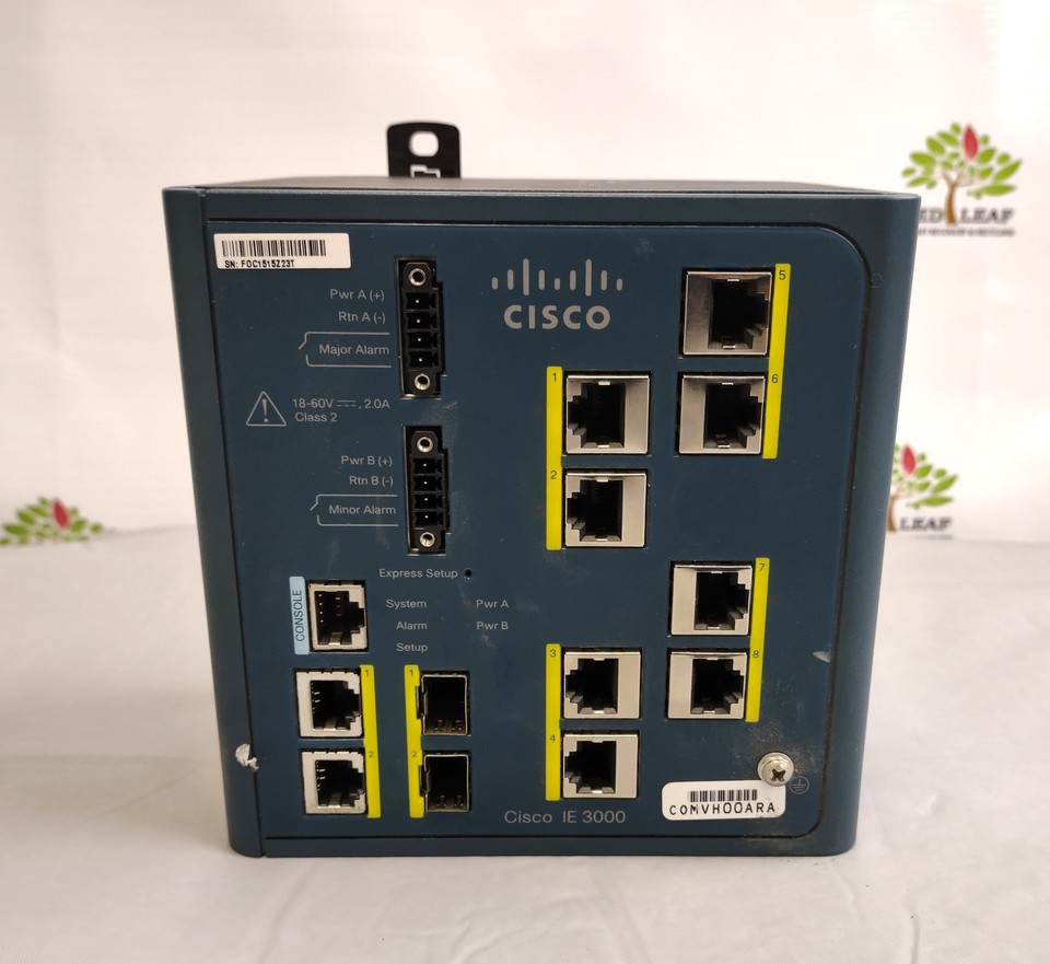 Cisco IE-3000-8TC 8-Port Industrial Ethernet Switch | eBay