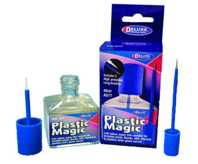 Deluxe Materials AD77 Plastic Magic Plastic Glue 40ml 5060243901545 ...