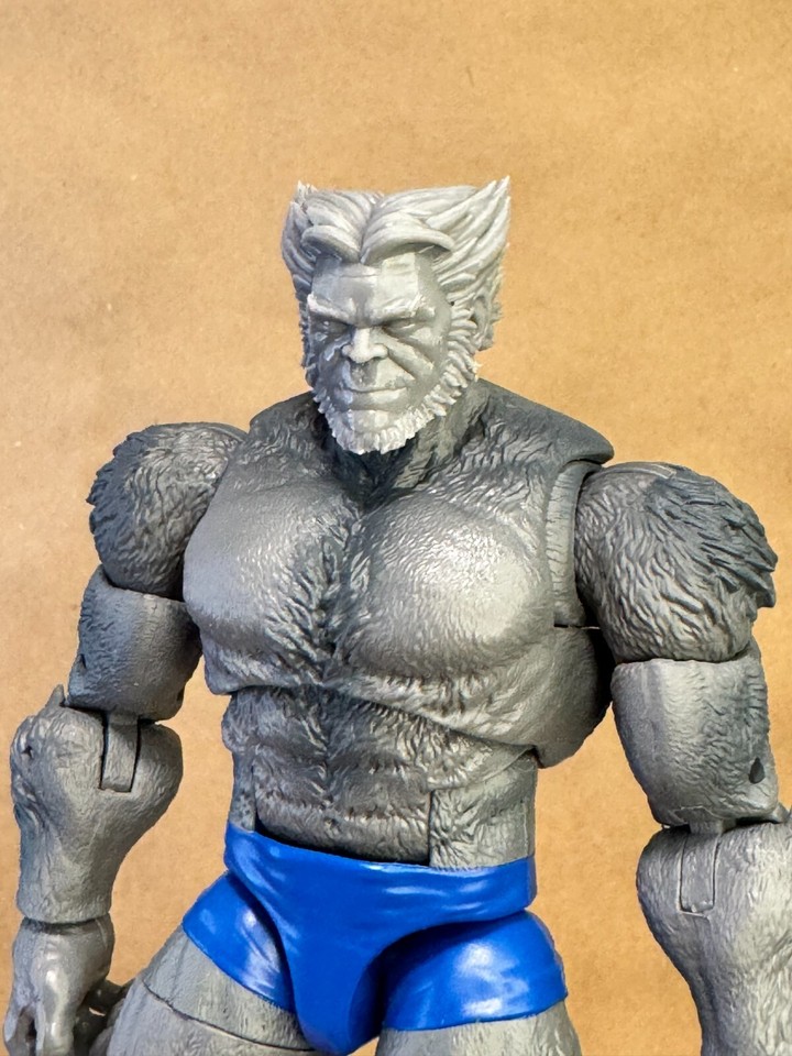 Custom BEAST Head | MCU X-Men Kelsey ver. | 8k Resin Print 4" 6" 7" 12 ...