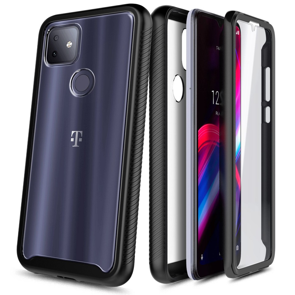 For T-Mobile REVVL 4/Revvl 4+/5G Phone Case Full Body +Built-In Screen ...