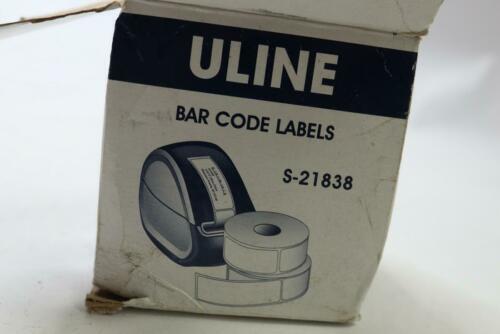 (2-Pk) Uline Mini Printer Labels Paper White 3/4-In -1/2-In S-21838 for ...