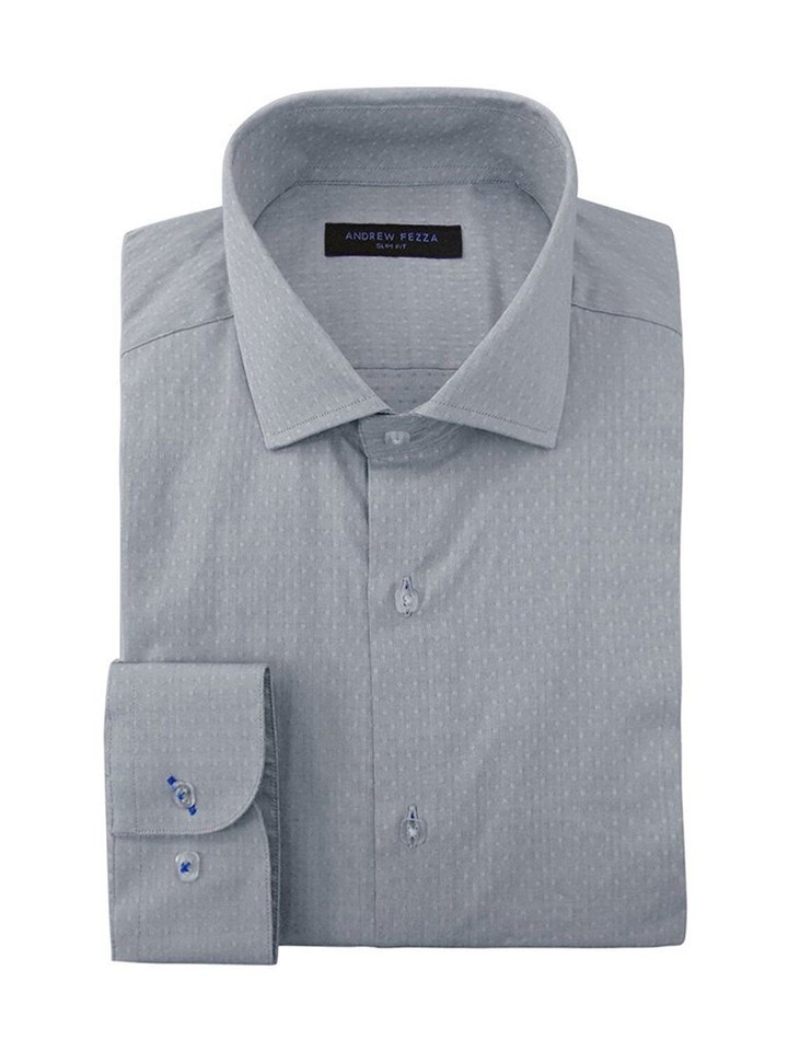 Andrew Fezza Men's Slim Fit Dress Shirt -Available in Many Paterns and ...