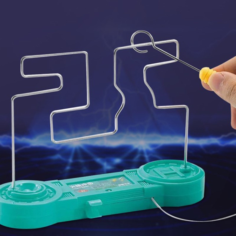 1Set Kids Collision Electric Shock Toy Education Electric Touch Maze ...