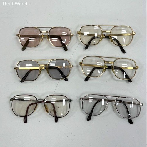 Lot of 6 Titmus Vintage & Modern Eyeglass Frames Aviator Titanium Mixed ...