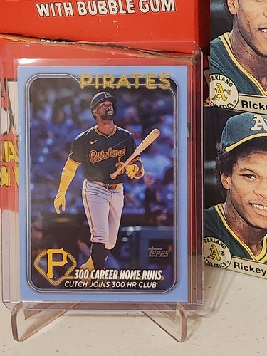 Andrew Mccutchen 2024 Topps Update 300 Home Runs Father's Day Blue /50 ...