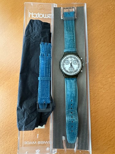 Swatch Ice Cube Chrono With brand new genuine strap | eBay