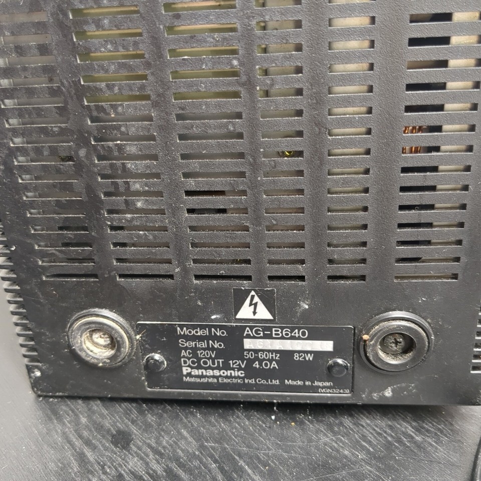 PANASONIC AG-B640 POWER SUPPLY AC ADAPTOR | eBay