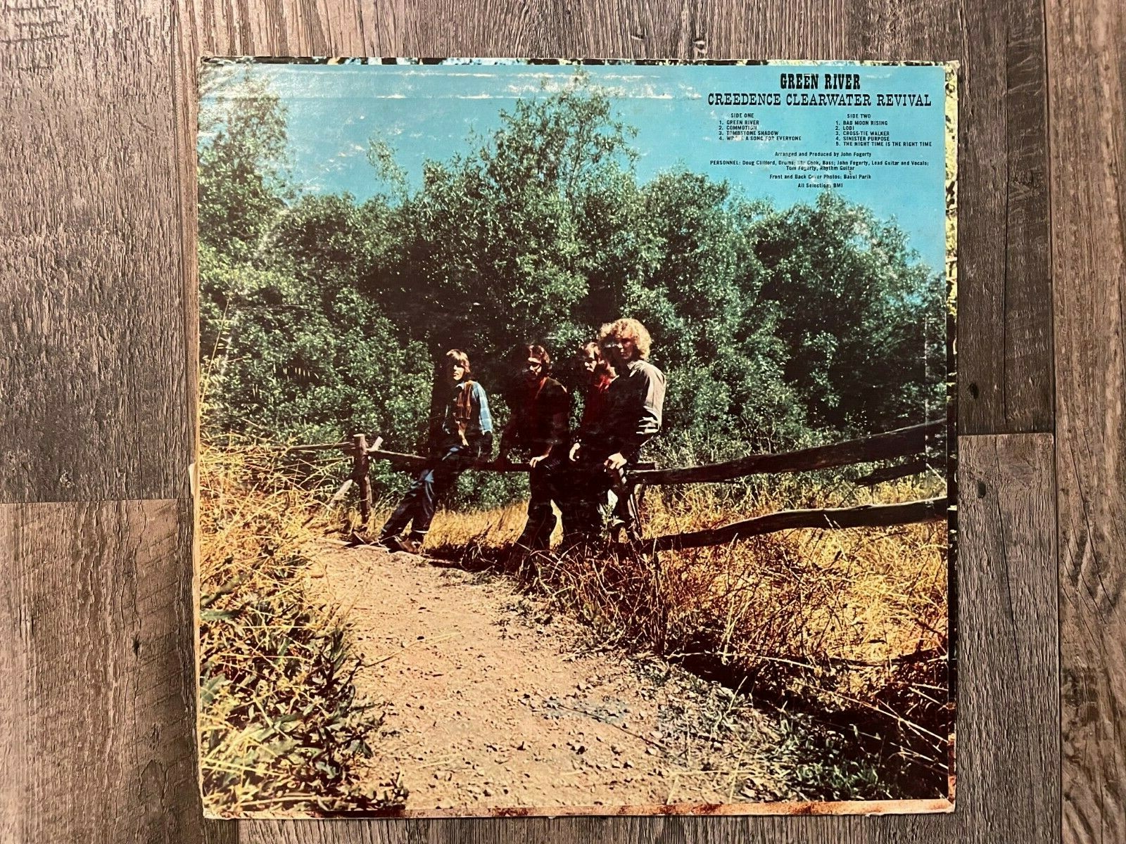 Vintage Original CREEDENCE CLEARWATER REVIVAL Vinyl CCR Record 8393 1ST ...