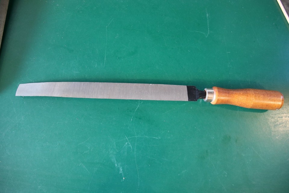 Machinist's Scrapers - 1/2 Half Round 2 Three Square Scrapers in Wooden ...