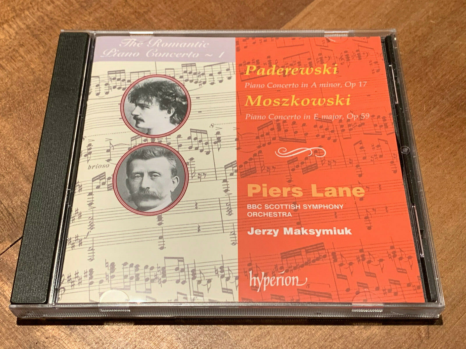 The Romantic Piano Concerto 1 Paderewski Moszkowski PIERS LANE HYPERION ...
