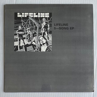 LIFELINE 5-Song EP 1989 US ORG Beach Records Private PUNK ROCK Sealed ...