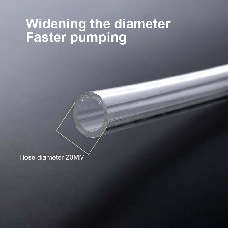 Car Fuel Pump with Hose Fuel Diesel Gasoline Pump Hand Straw Pump (1.5 ...