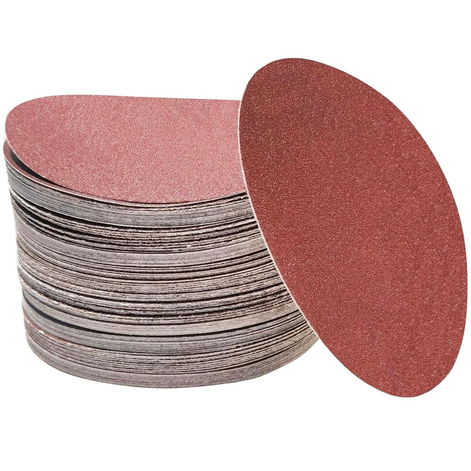 70 Pack 8 inch PSA Sanding Discs Self Adhesive 60-400 Grit Sticky Back ...