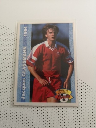 Jacques Glassman Valenciennes Carte Official Football Cards Panini 1994 ...