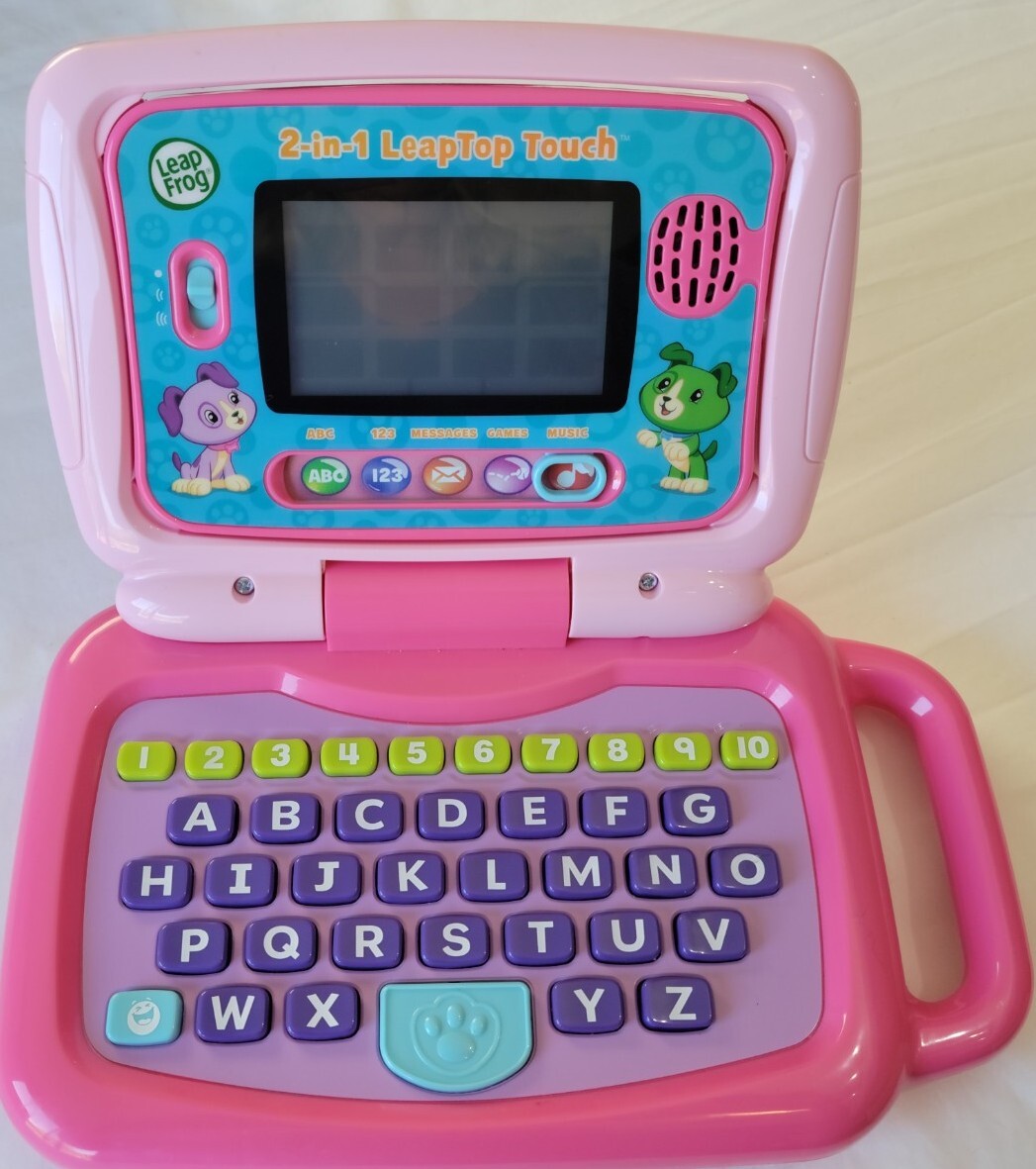 LeapFrog 2 in 1 LeapTop Touch - Pink 804046594208 | eBay
