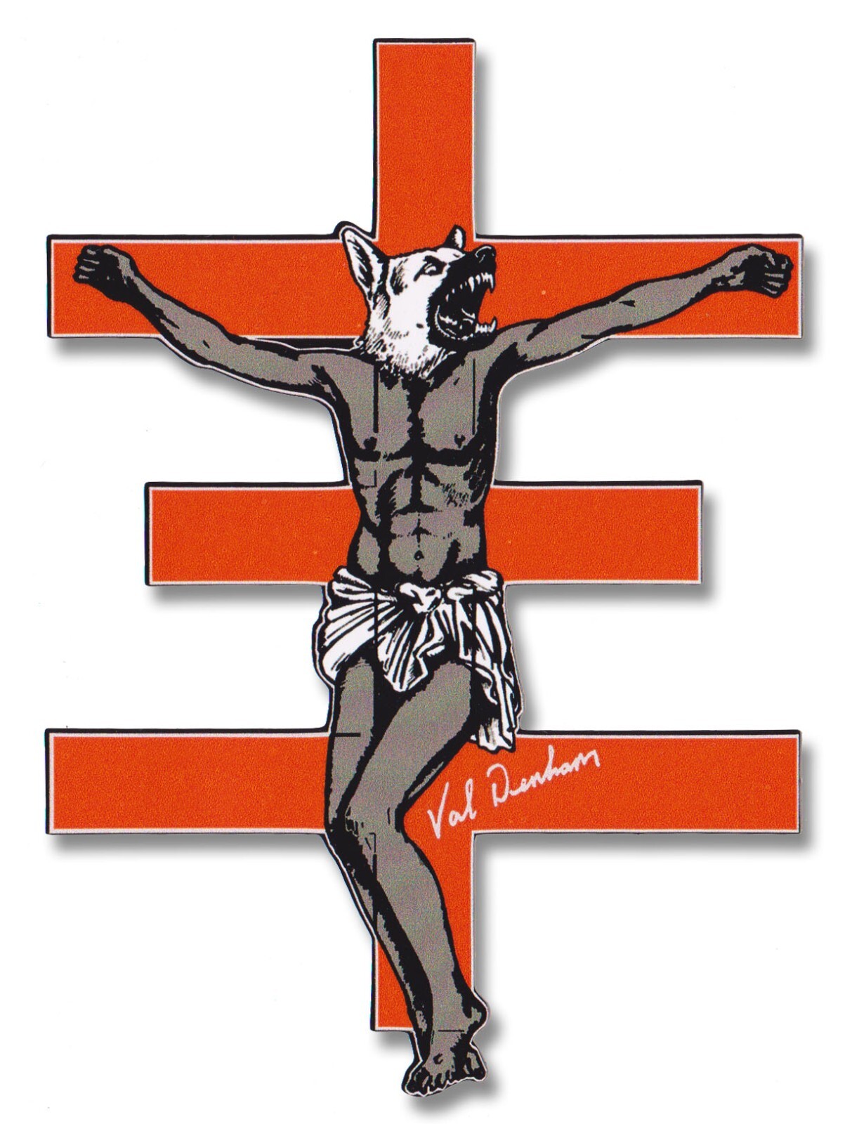 Psychic TV PTV Vinyl Sticker Val Denham Industrial Punk | eBay