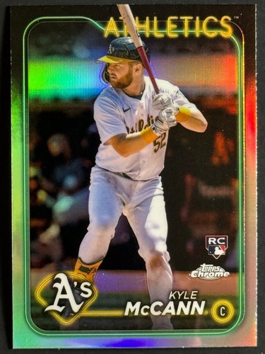 2024 Topps Chrome Update Kyle McCann Athletics Rookie Refractor # USC142 | eBay