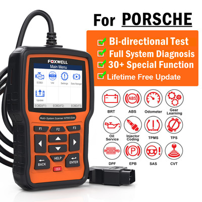 For PORSCHE OBD2 Scanner Bi-directional Test Full System Diagnostic ...