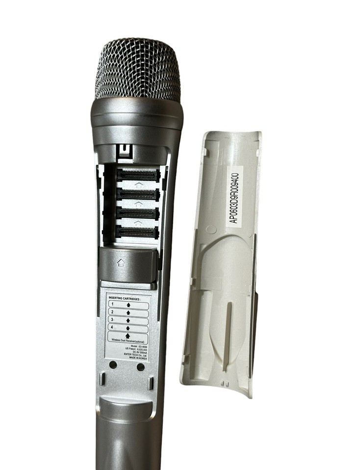 MAGIC SING ED-9000 Karaoke Microphone and adapter Only. No bag. No Book ...