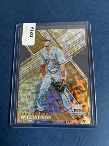 2019 Panini Elite Extra Edition Baseball Will Wilson 1/1 | eBay