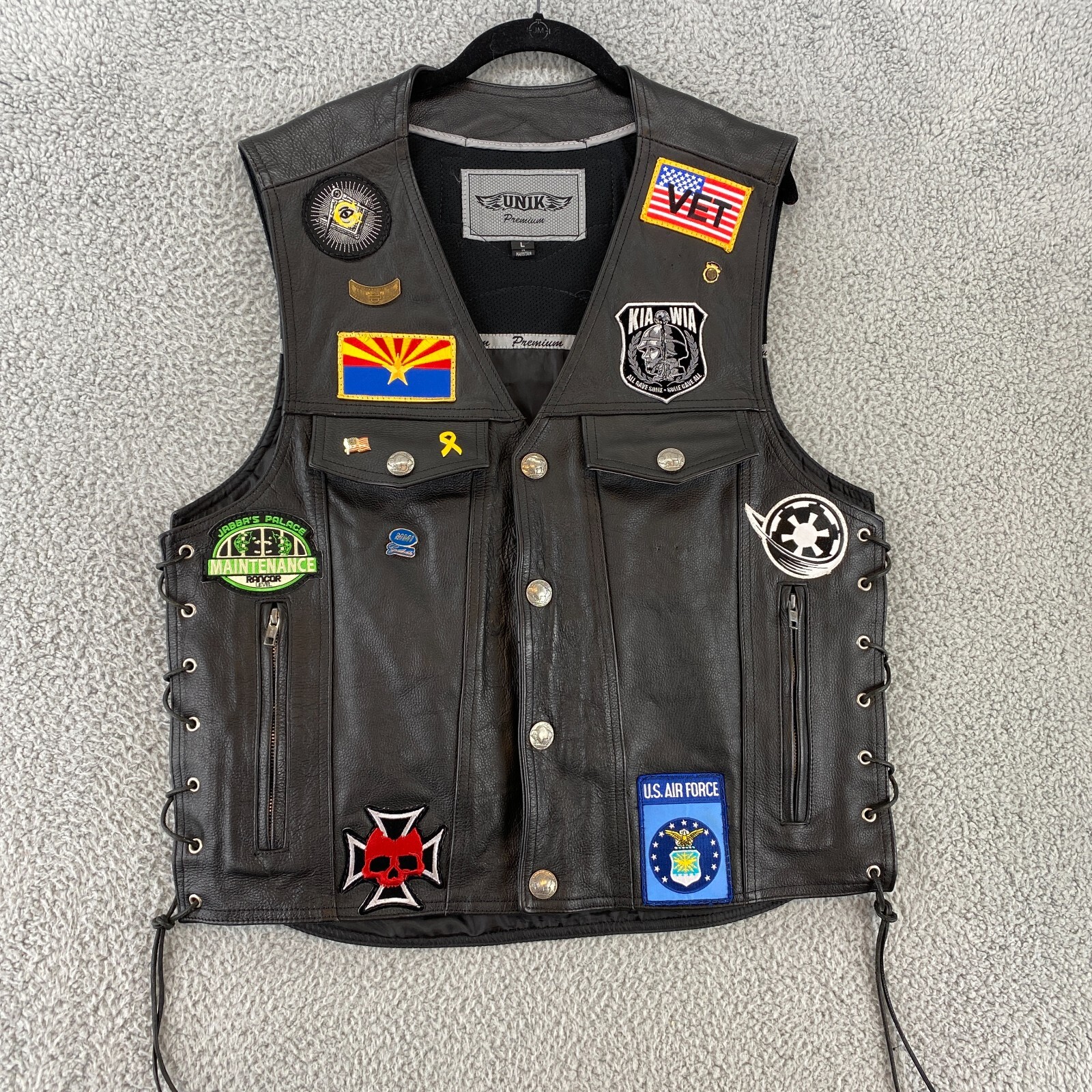 Unik Harley Davidson Vest L American Legion Riders US… - Gem