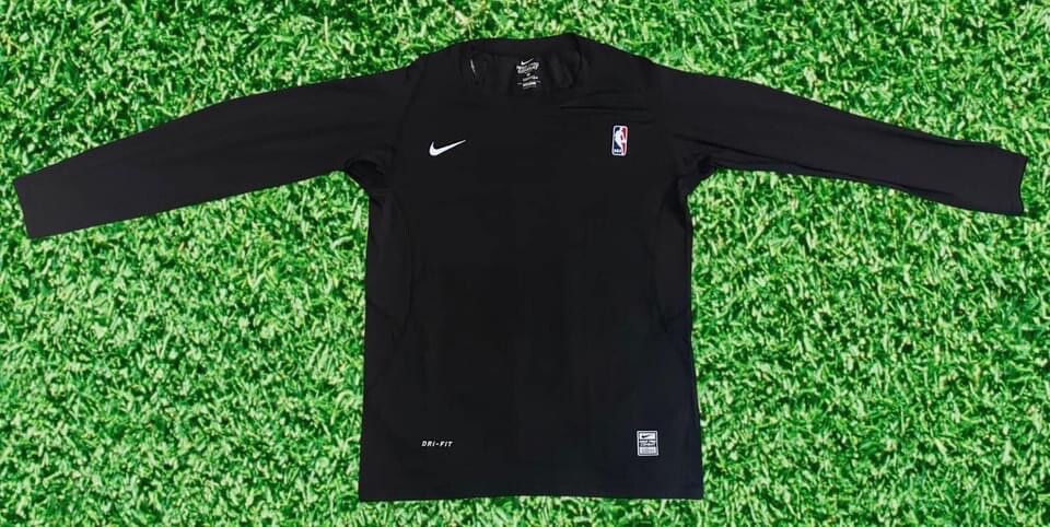 NIKE PRO NBA Compression TShirt Long Sleeve - Black and White (M-2XL ...