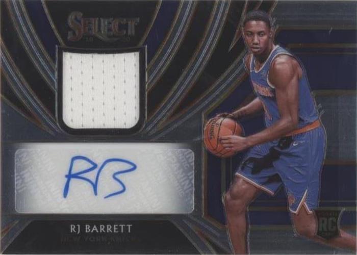 2019-20 Panini Select - Rookie Jersey Autographs RJ Barrett #RJA-RJB ...