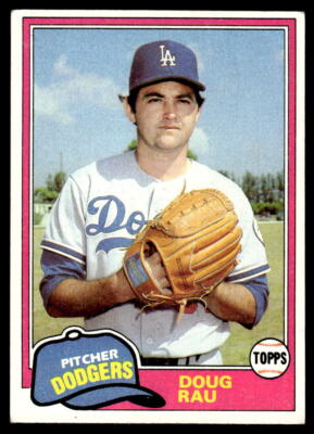 1981 Topps Doug Rau #174 Los Angeles Dodgers Baseball Card | eBay
