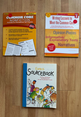 3 Books ~ Sourcebook ~ Common Core ~ WRITING LESSONS TO MEET THE COMMON ...