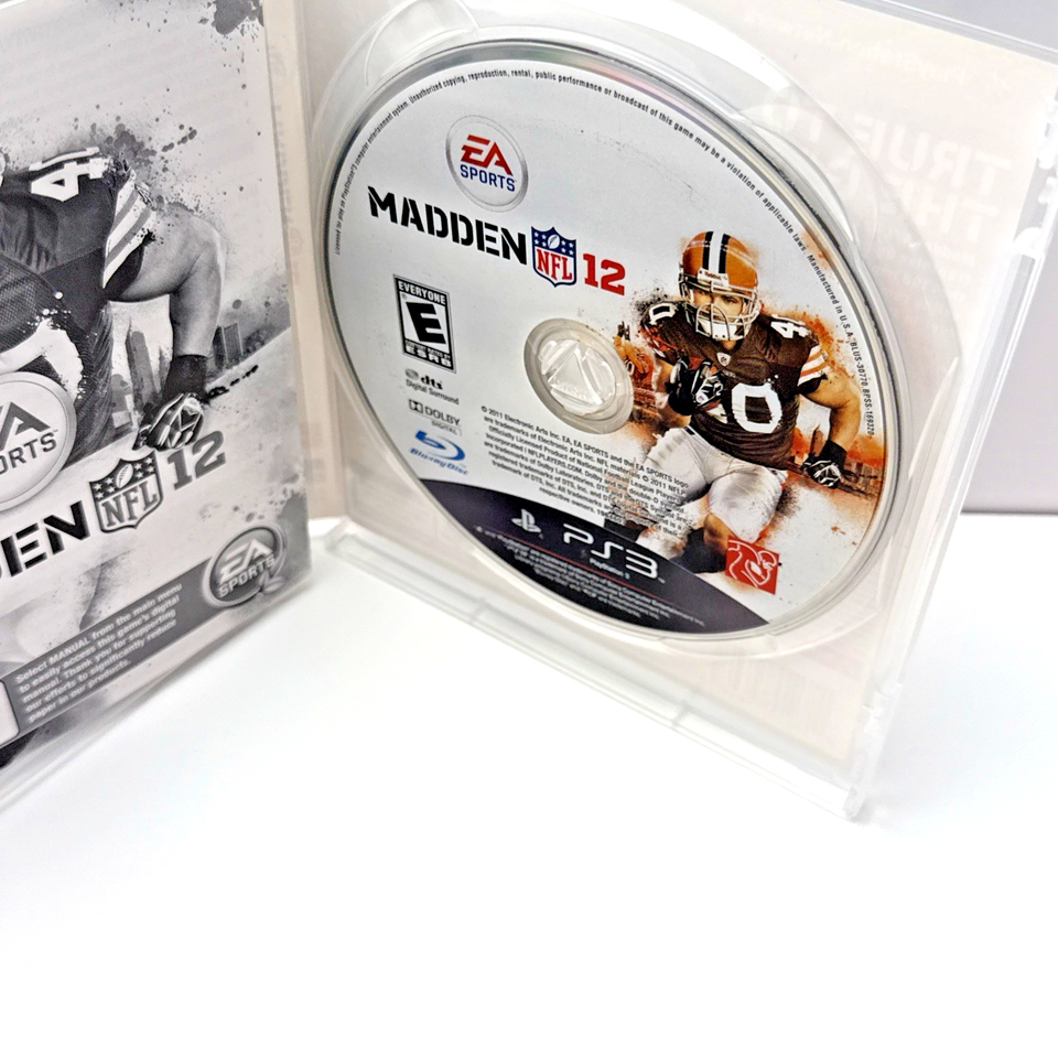 Madden NFL 12 Sony PlayStation 3 PS3 CIB Refurbished & Tested Free ...