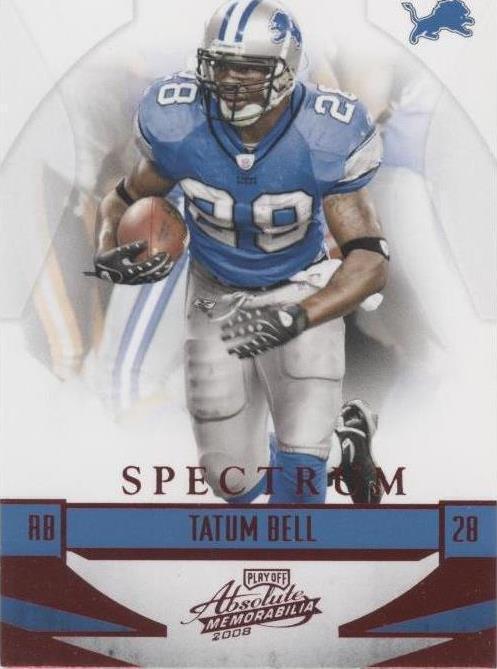 2008 Playoff Absolute Memorabilia - Tatum Bell #50 Spectrum Red for ...