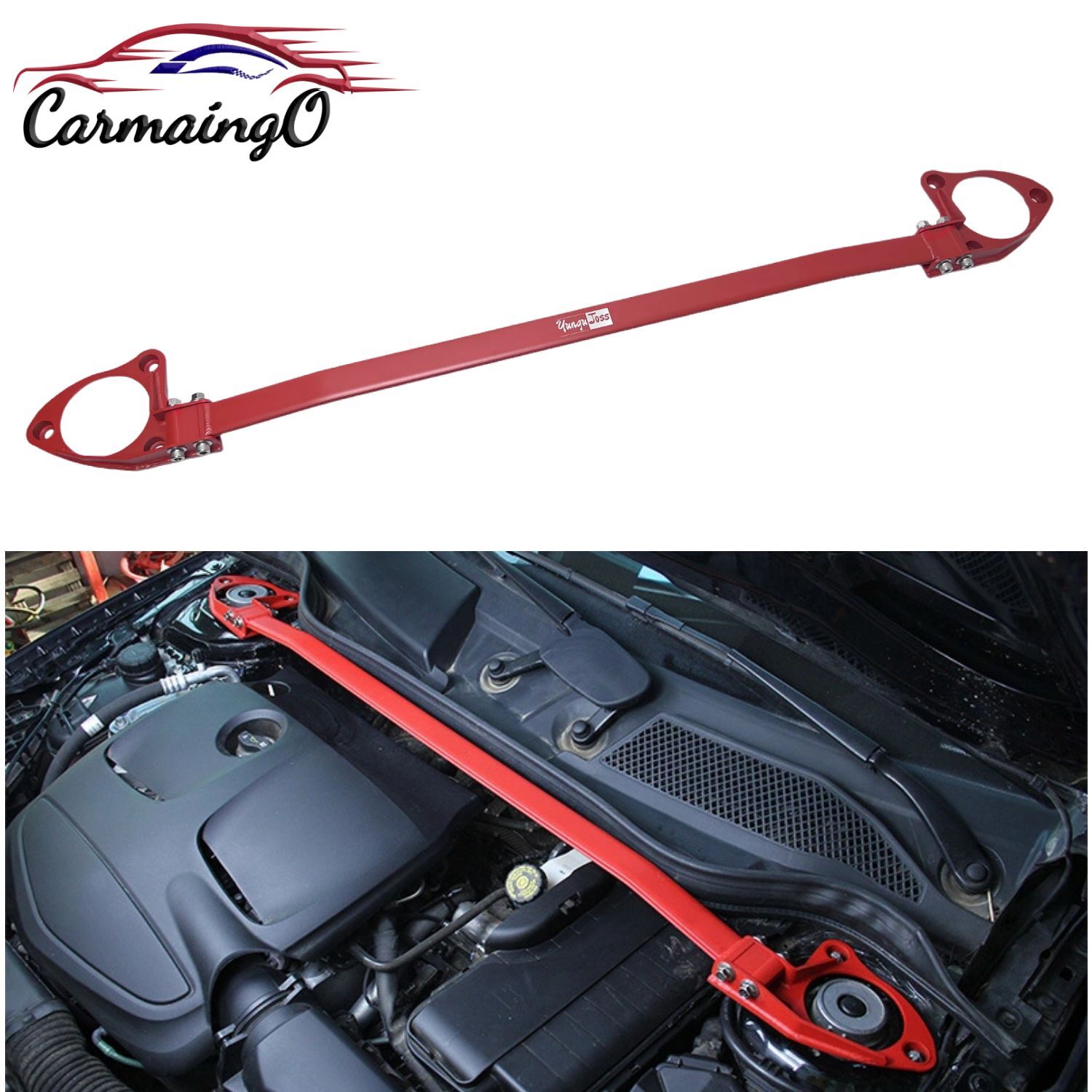 Aluminum Front Strut Bar Engine Upper Tower Brace for Benz W176 C117 ...