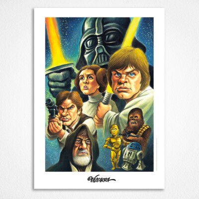 Star Wars: Episode IV. A New Hope Cast Tribute - Joan Vizcarra - Art ...