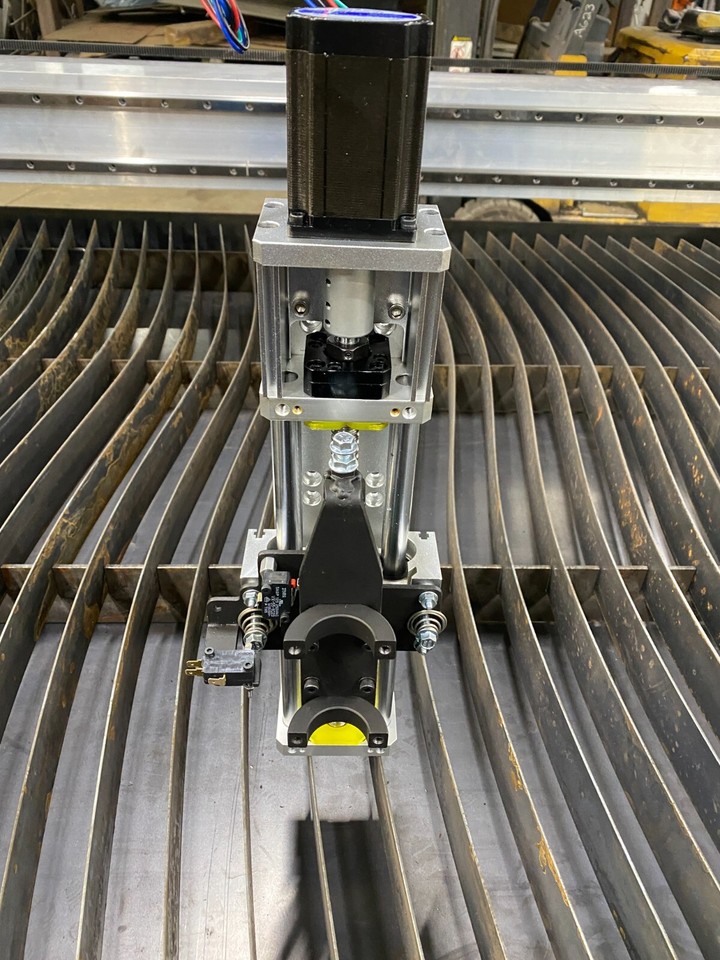 CNC Table Z Axis with Nema 23 Stepper Motor, Floating Head, & E-Stop ...