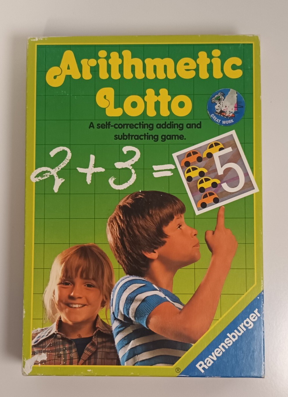 Arithmetic Lotto Ravensburger 1987 Self-Correcting Adding & Subtracing ...