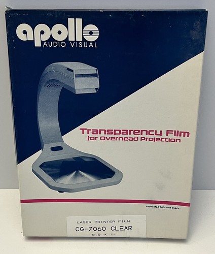Apollo Laser Transparency Film, Clear CG7060 - New, Open Box + add ...