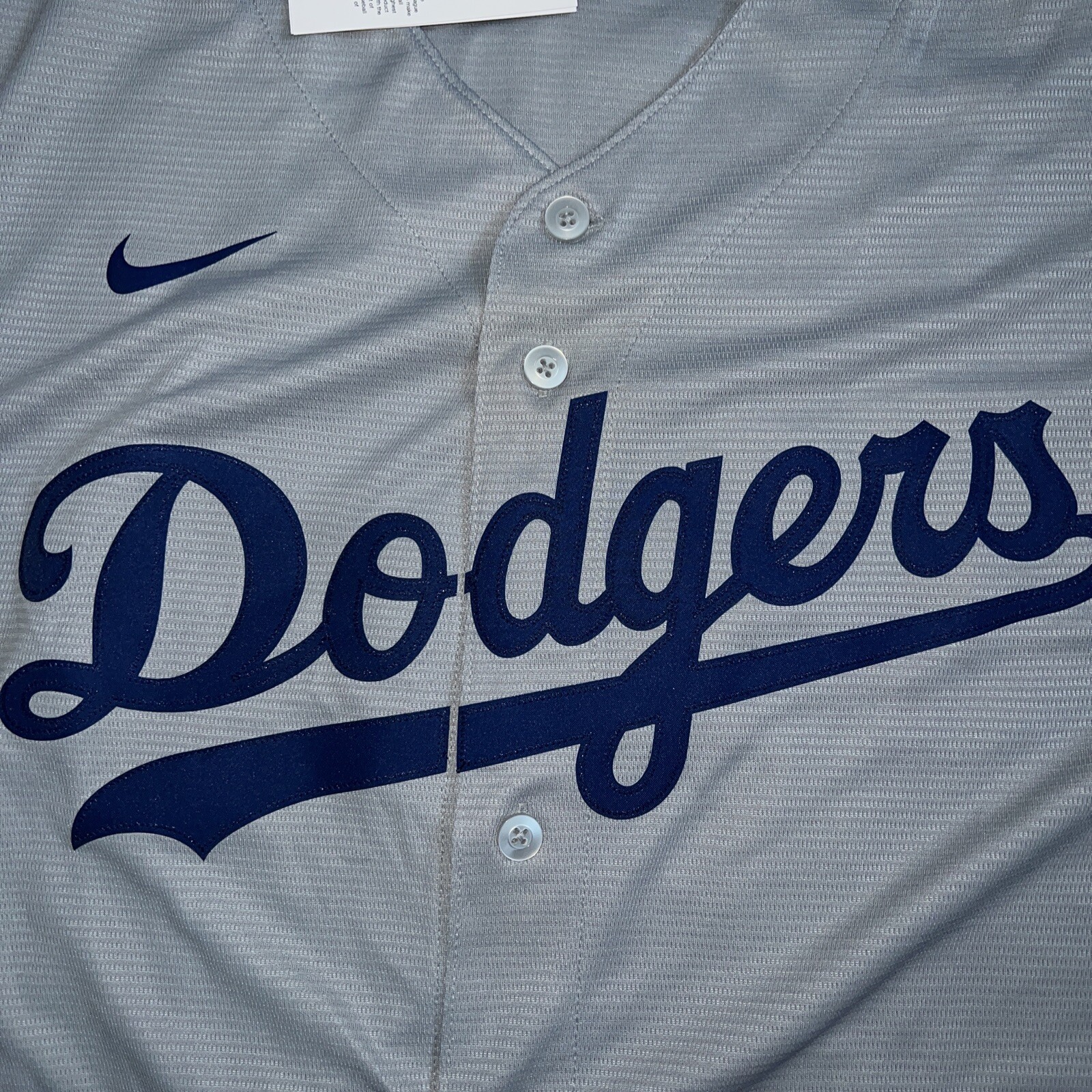 XL Nike Los Angeles Dodgers Cody Bellinger #35 Grey Jersey MLb T770 ...