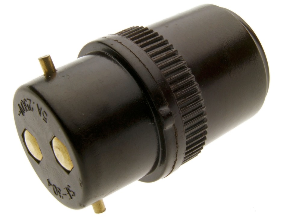 B22 Socket Extension Plug 5Amp 240V (5 Pack) | eBay UK