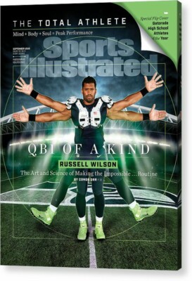 RUSSELL WILSON SPORTS ILLUSTRATED PAIGE BUECKERS ARIK GILBERT SEPTEMBER ...