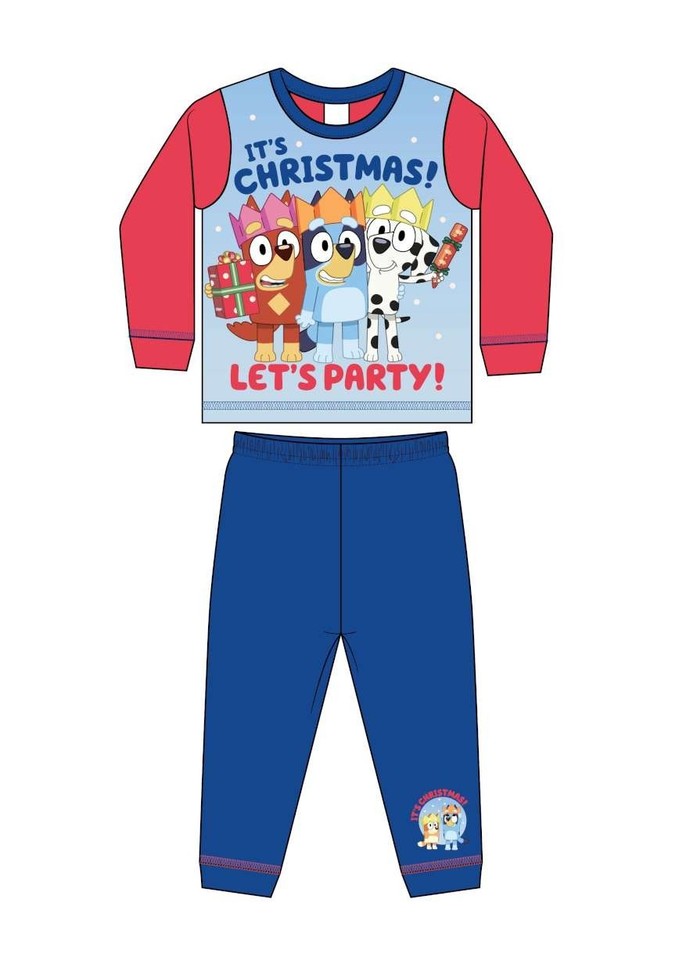 Bluey pyjamas girls boys Christmas XMAS nightwear sleepwear | eBay UK