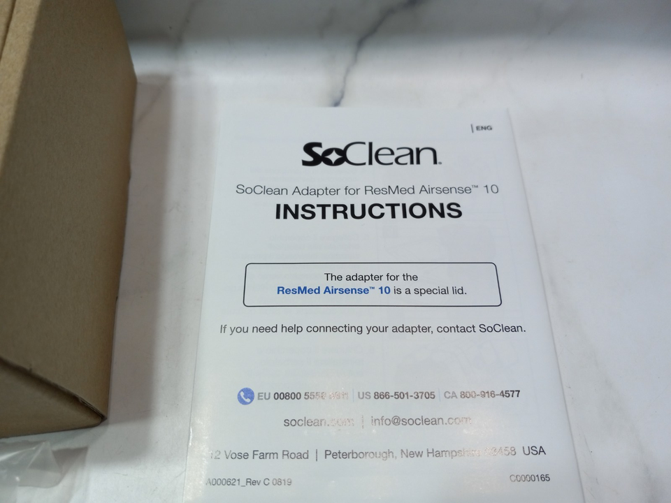 SoClean 2 Adapter for ResMed Airsense 10 Brand new | eBay