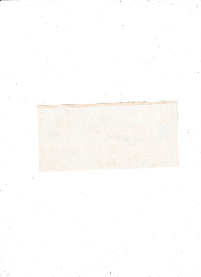 CHRISTIANA BANK SPECIMEN CURRENCY CREDIT CARD CHEQUE | eBay