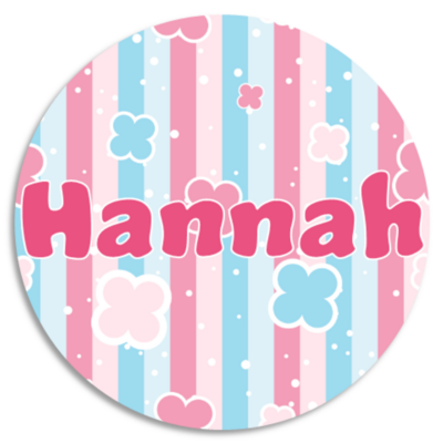 Hannah Name Tag