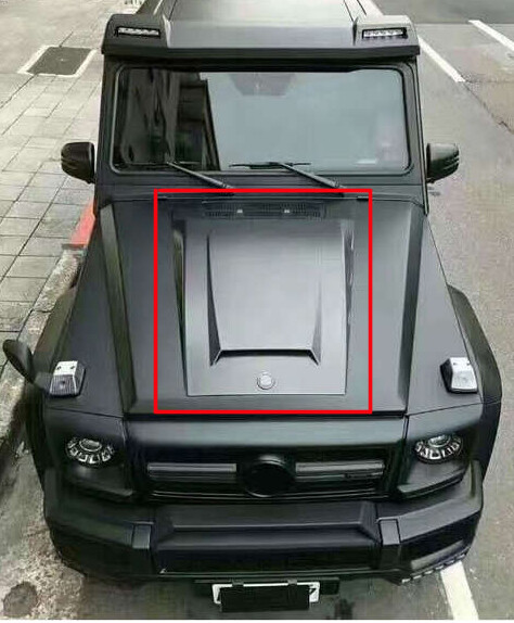 G Wagon Hood Cover Hood Scoop fits G-class G500 G63 G65 W463 Mercedes ...
