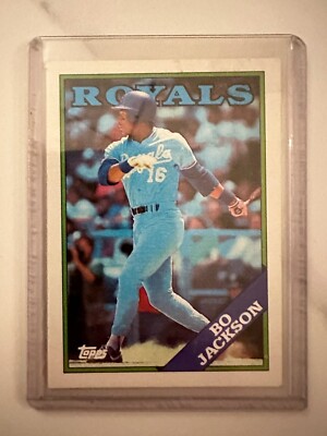 Bo Jackson 1988 Topps #750 - Excellent Condition. Childhood Collector ...