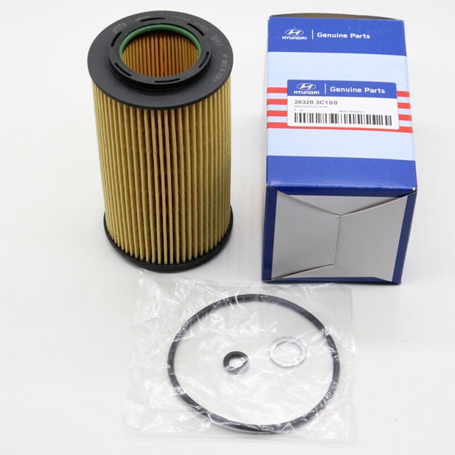 Set of 4 For Hyundai Sonata Azera Veracruz Genesis Oil Filter Kit ...