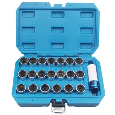 21Pc BMW Master Lock Wheel Nut Stud Key Set Removal Lug Nuts Locking ...