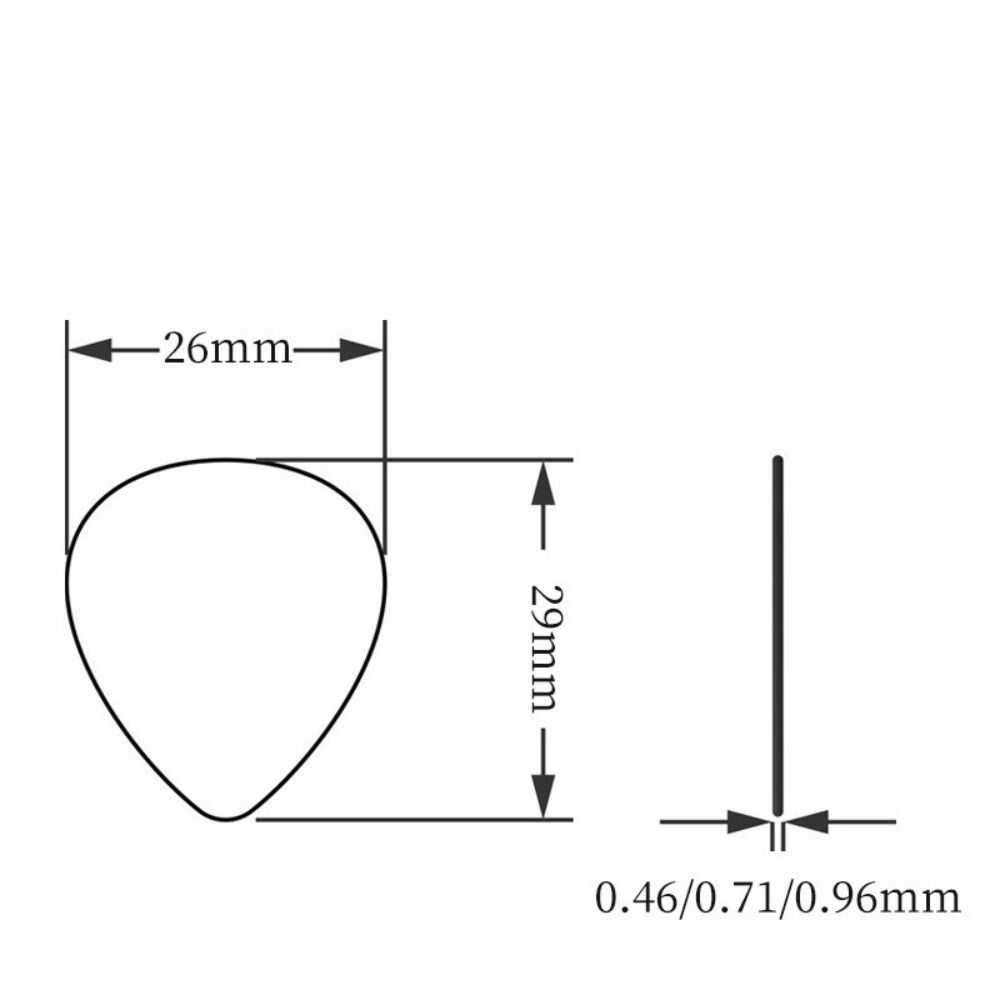 3pcs Medium And Heavy Picks Set Smooth Surface Electric Guitar Picks ...